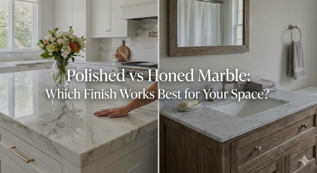 Polished vs Honed Marble: Which Finish Works Best for Your